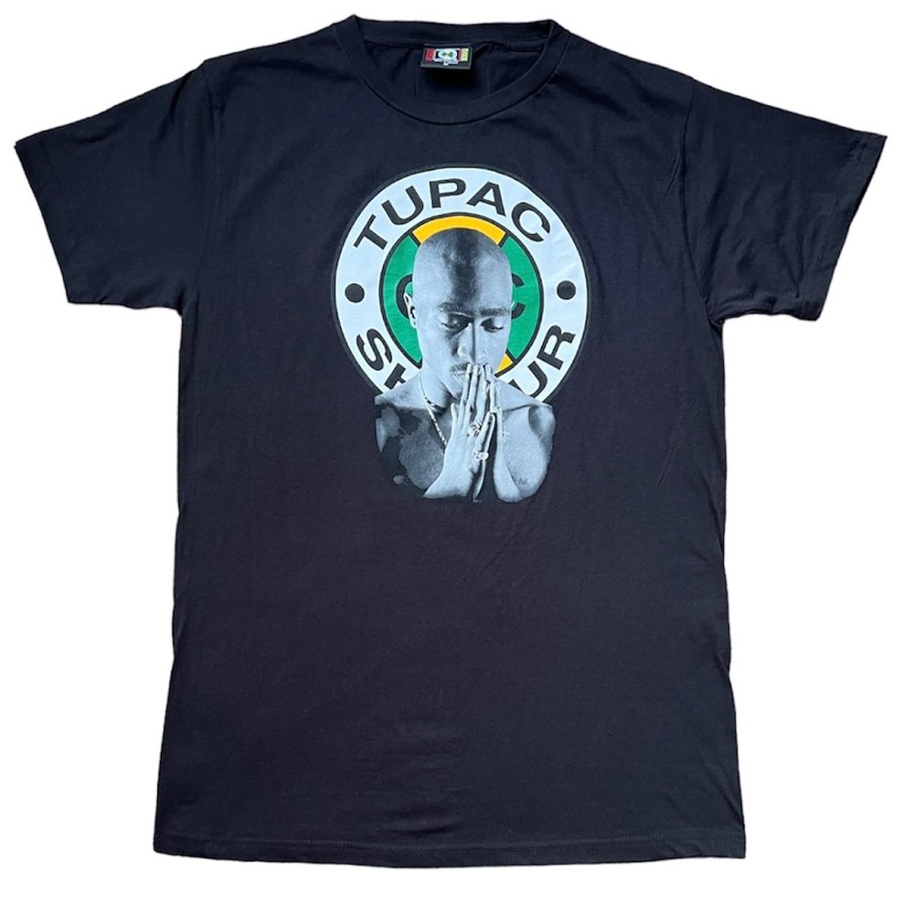 New Tupac Shakur X Cross Colours T-Shirt Medium - Gem